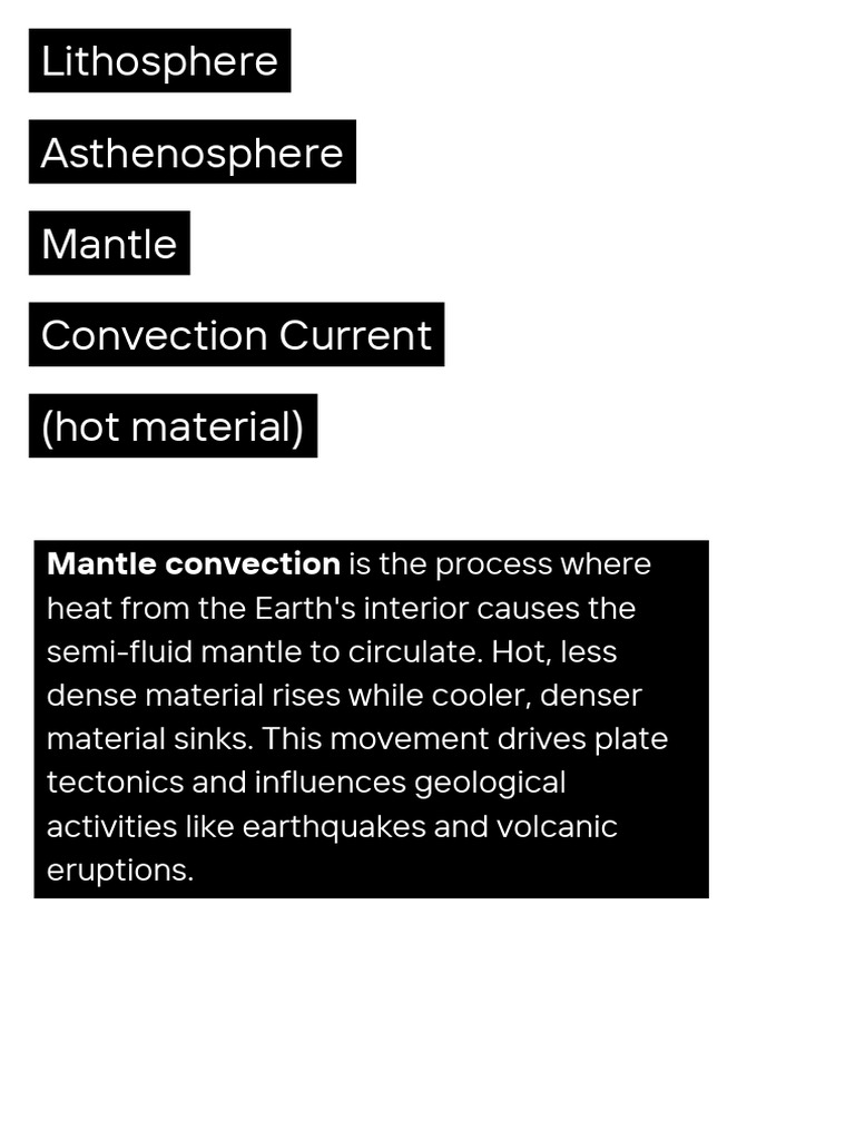 mantle convection labels | PDF