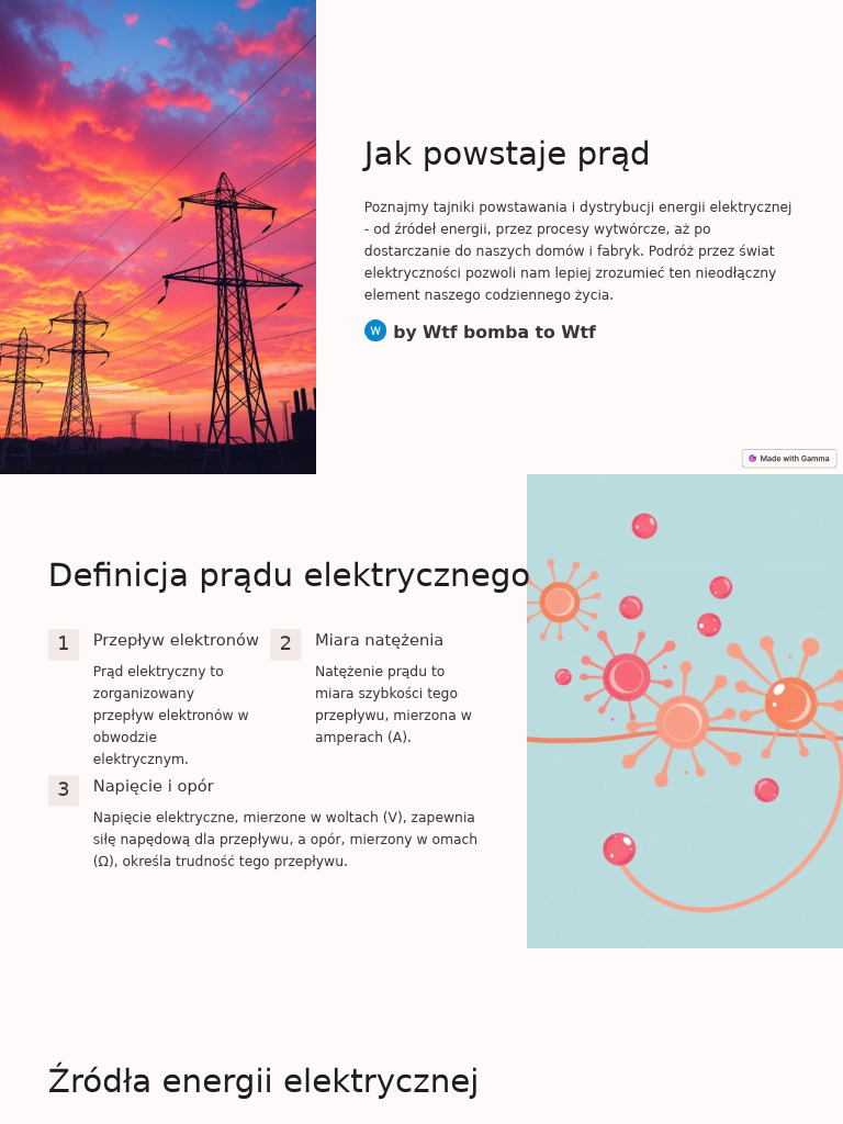 Jak Powstaje Prad | PDF