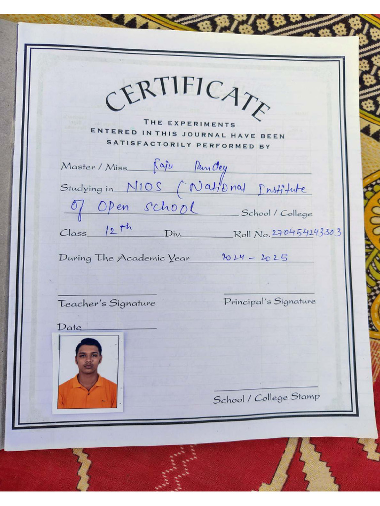 Raju Physics Tma | PDF