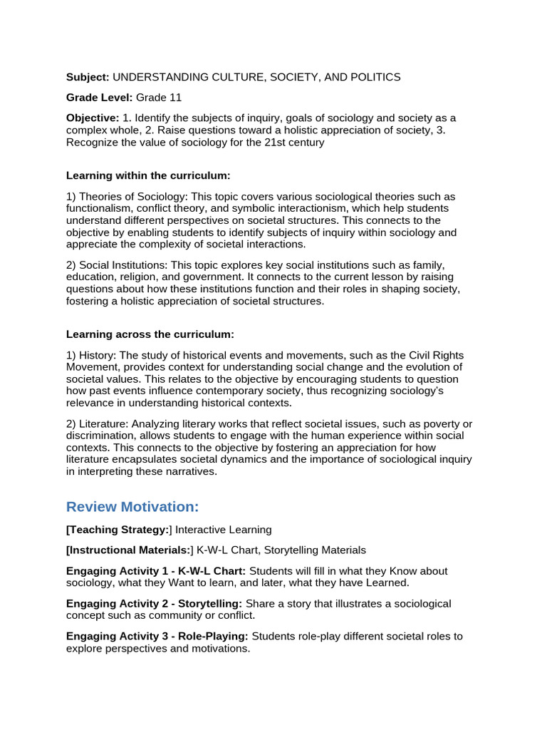 Exploring Sociology: Culture and Society | PDF | Sociology | Institution