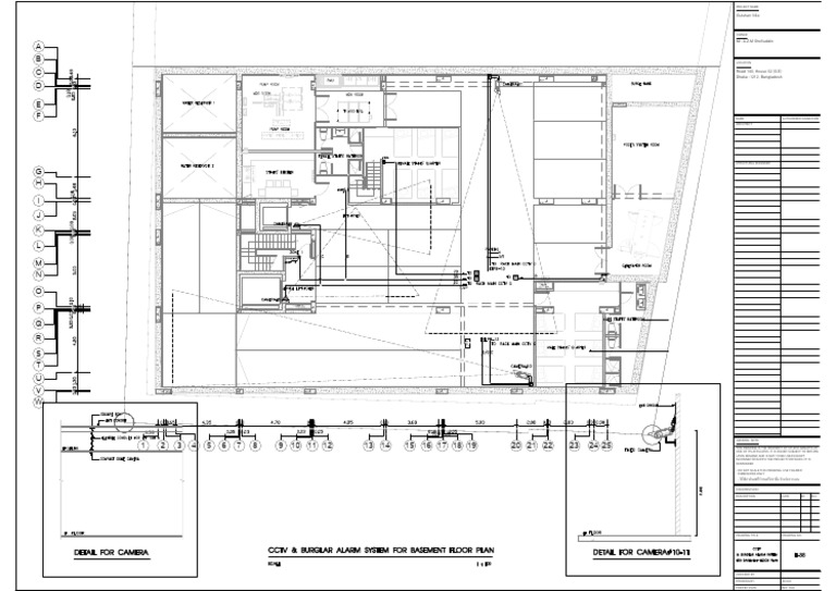CCTV & Burger Alarm System For Basement Floor Plan Page No - 40 | PDF