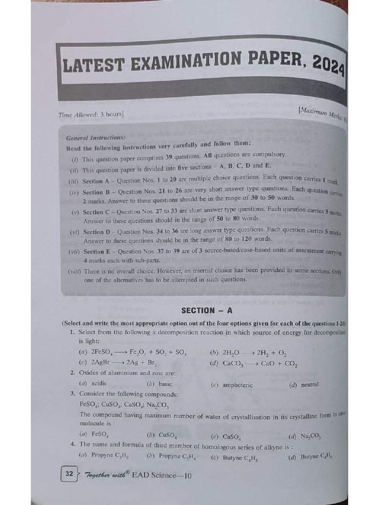 Sample Paper-02 | PDF
