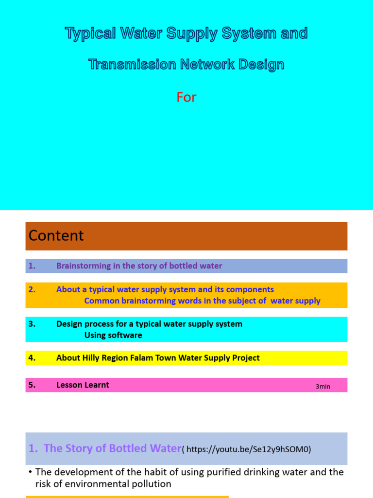 U Soe Aung (Typical Water Supply System and Transmission Network Design ...