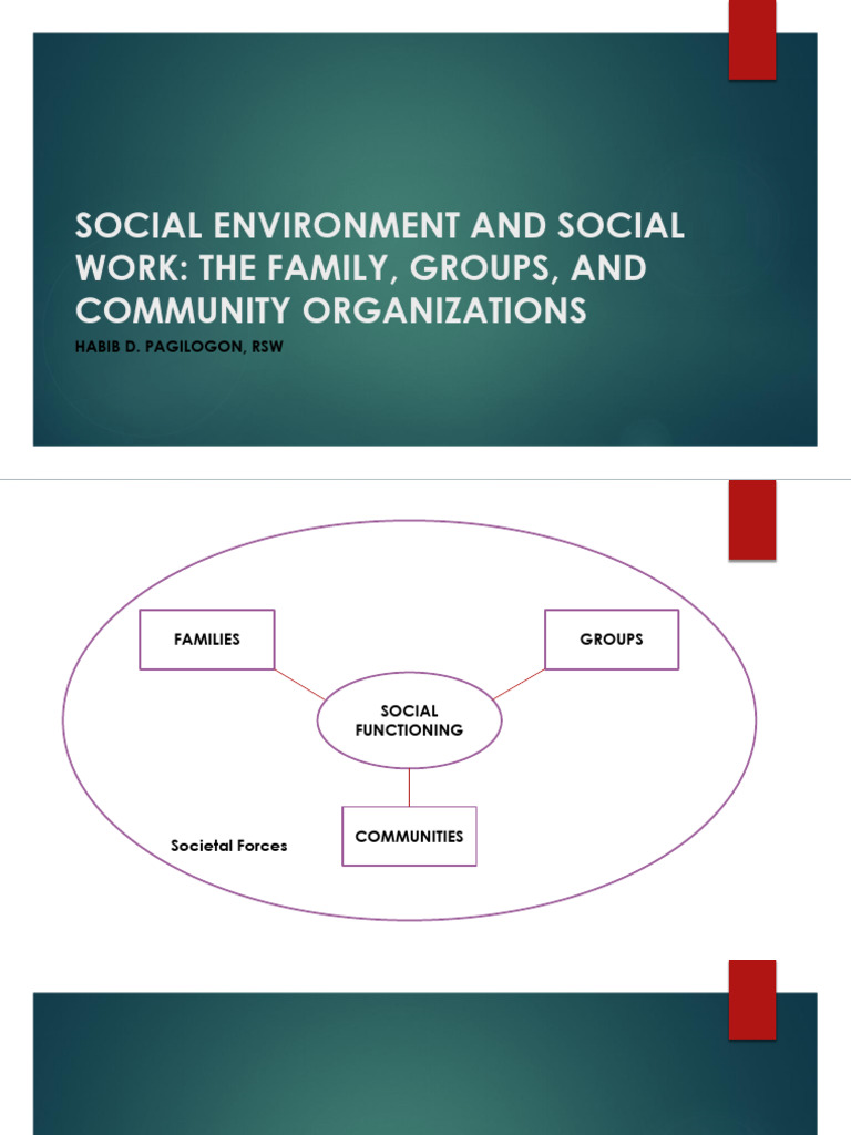 Social Work: Family, Groups, Community Dynamics | PDF | Cost Of Living ...