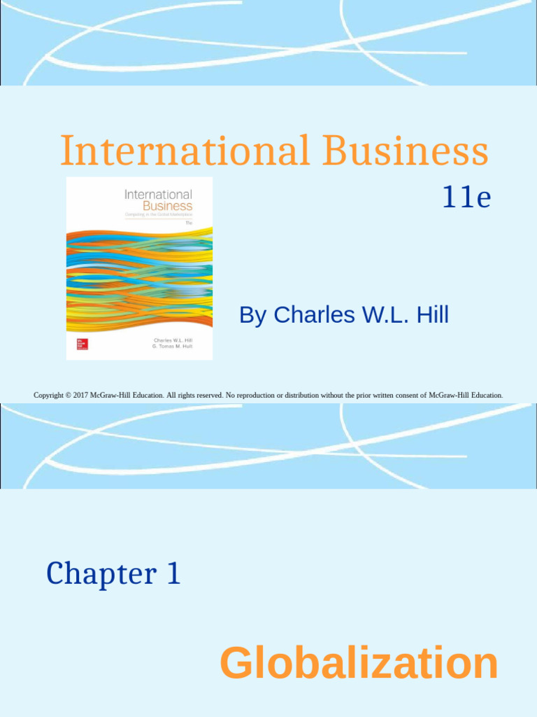 Chapter_1 | PDF | Globalization | Multinational Corporation
