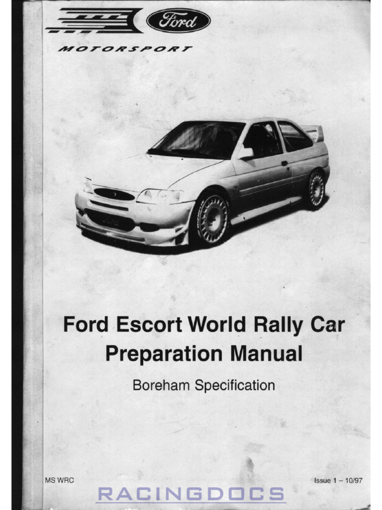 Manual Escort WRC | PDF