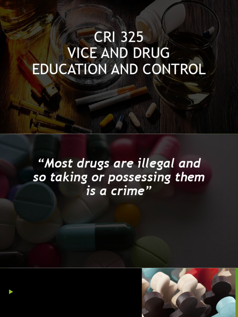 CRI 325 Part 1 | PDF | Illegal Drug Trade | Prostitution