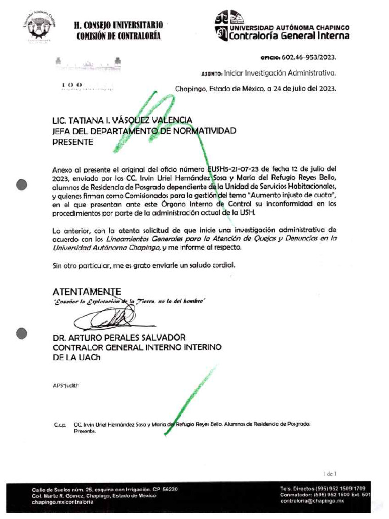 Copia de Conocimiento Alumnos Residencia de Posgrado | PDF