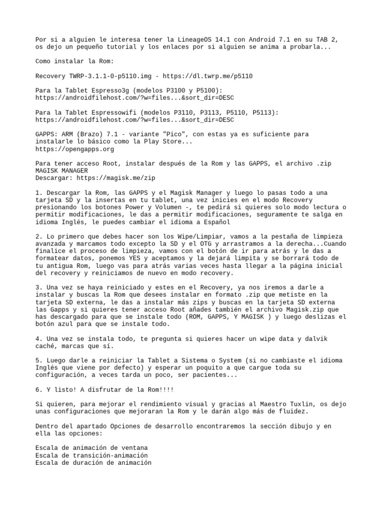 Instalacion Samsung Galaxy Tab 2 7pulgadas Rom | PDF | Informática ...