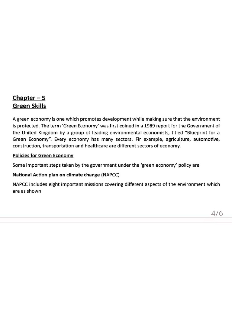 Ch 05 - Green Skills | PDF