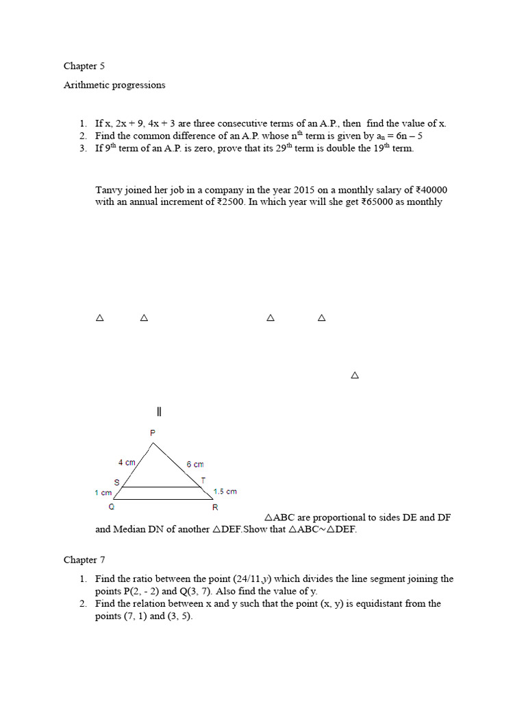 Revision Practice Questions | PDF | Triangle | Euclidean Plane Geometry