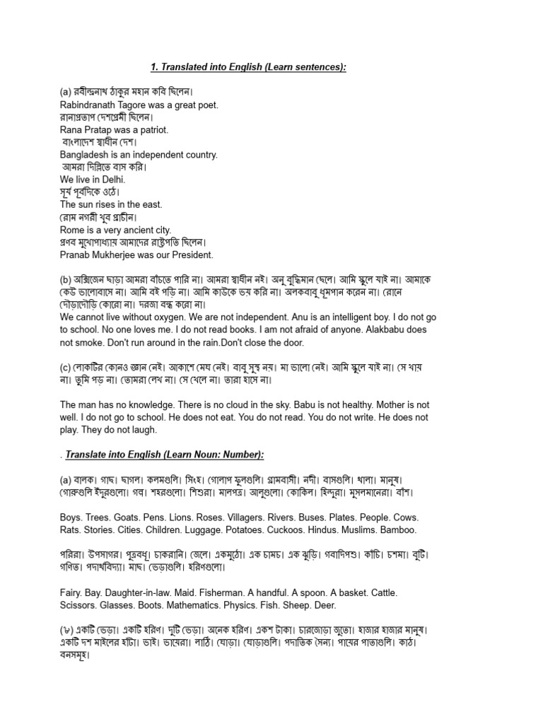 Translated Into English | PDF