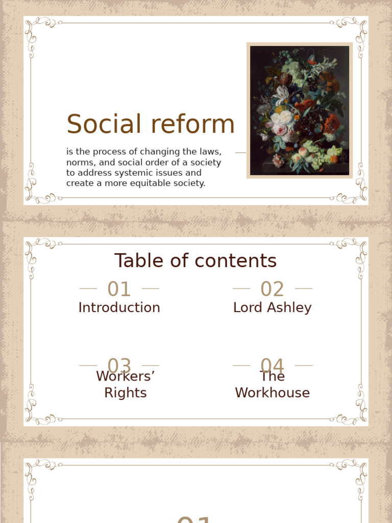 History Project(Social Reform) | PDF | Labor Rights | Justice