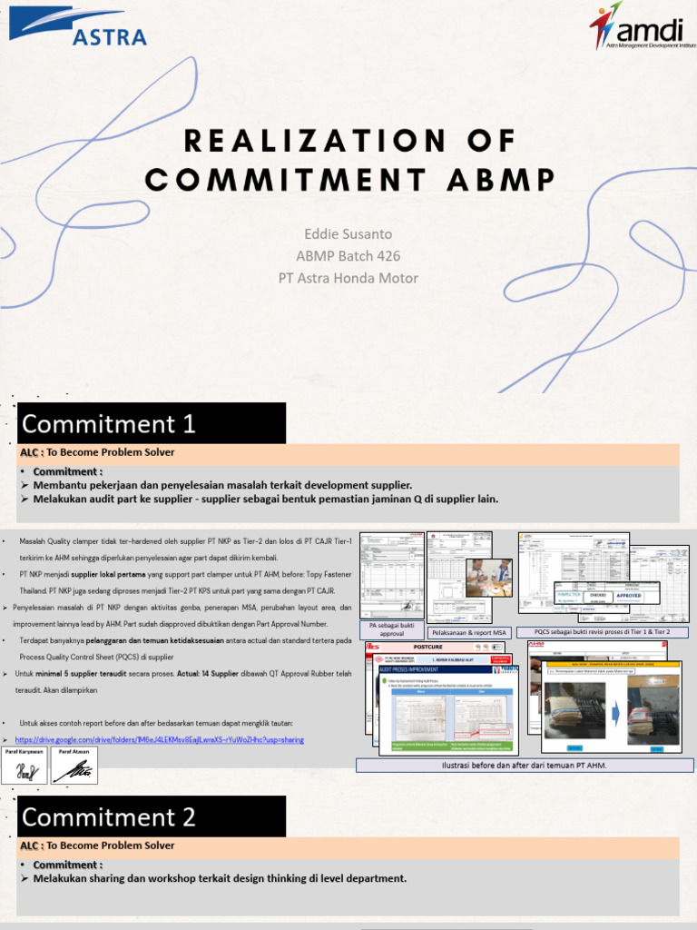 Optimalisasi Supplier dan Pelatihan MSA | PDF