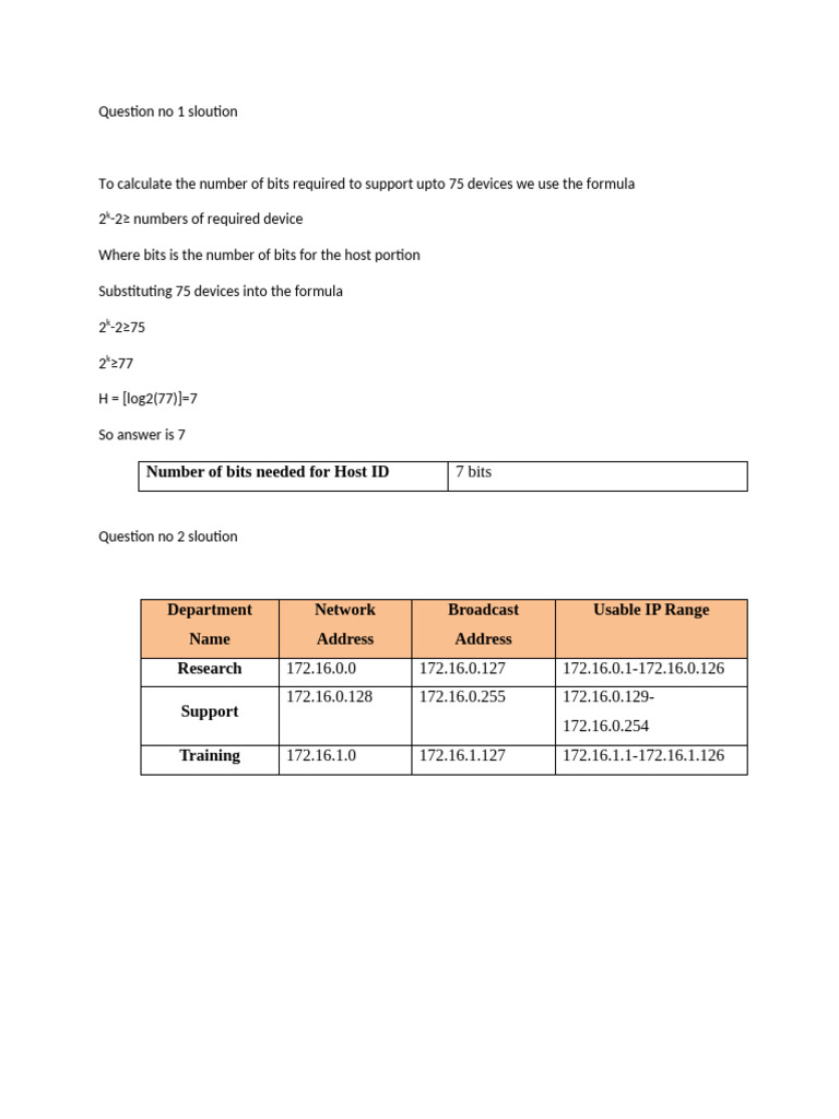 IP Addressing and Bit Calculation Guide | PDF