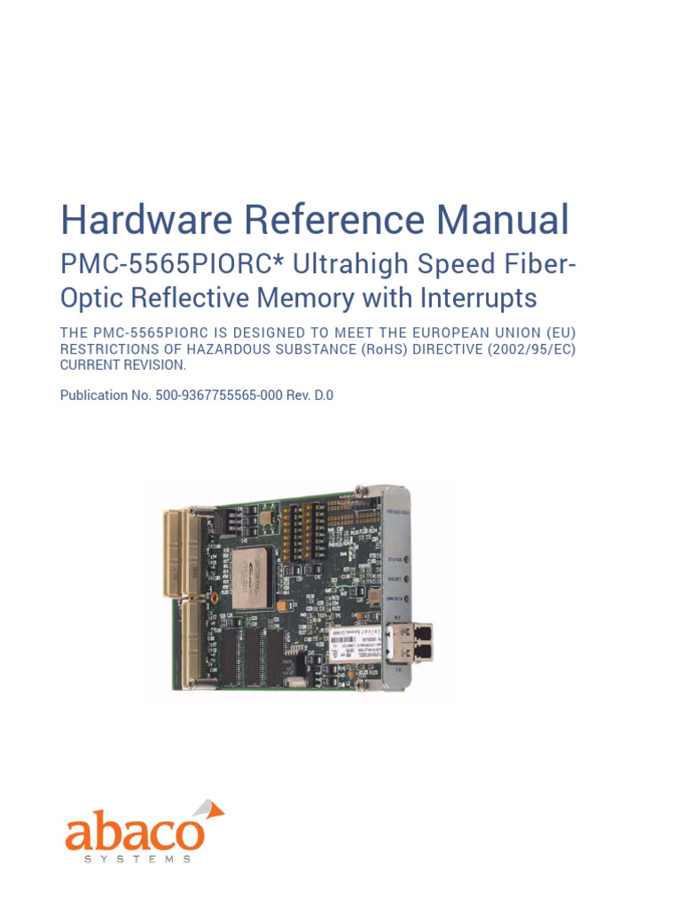 Pmc-5565piorc HRM 500-9367755565-000 d.0 | PDF | Field Programmable ...