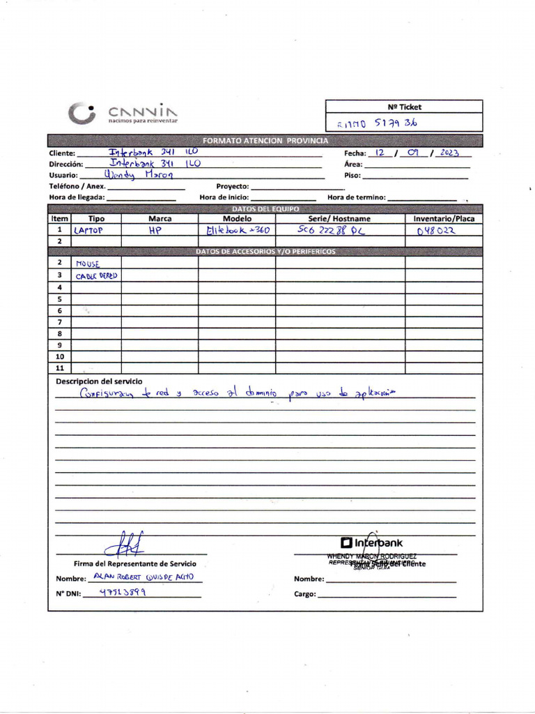 Ficha de Atencion Ilo 341 | PDF