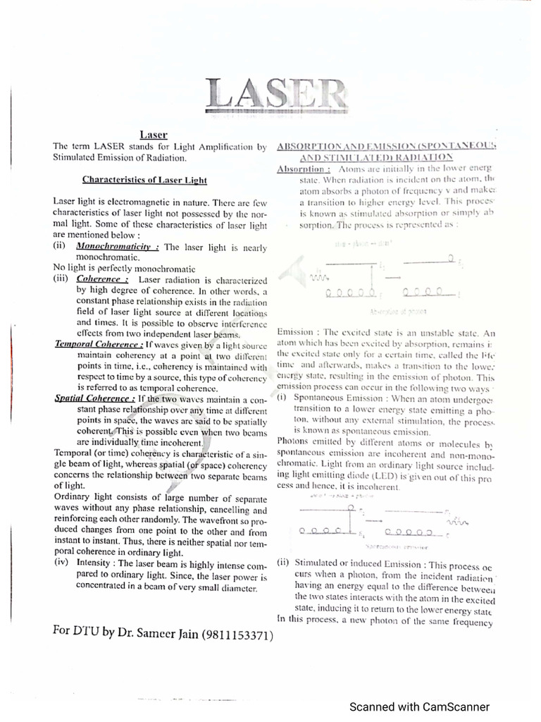 LASER | PDF