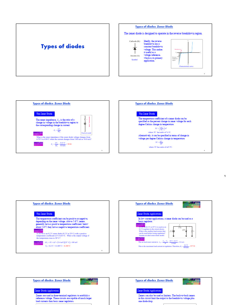 3.PPT_Chapter 2_2_Types of Diodes | PDF | Diode | Light Emitting Diode