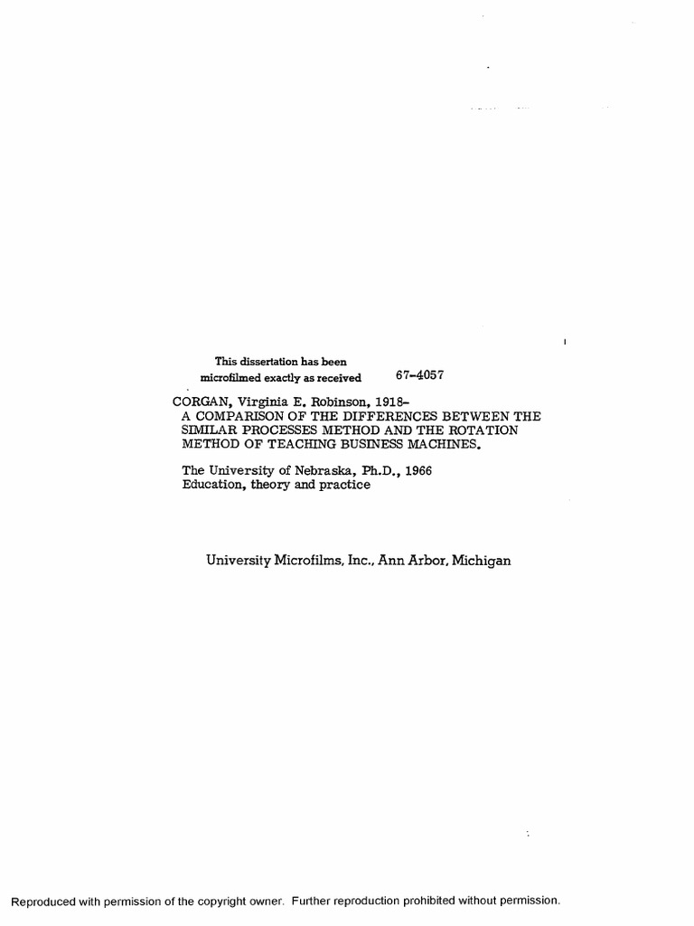 A Comparison Of The Difference Pdf Hypothesis Copyright