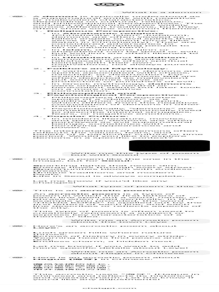 What Is A Demon | PDF