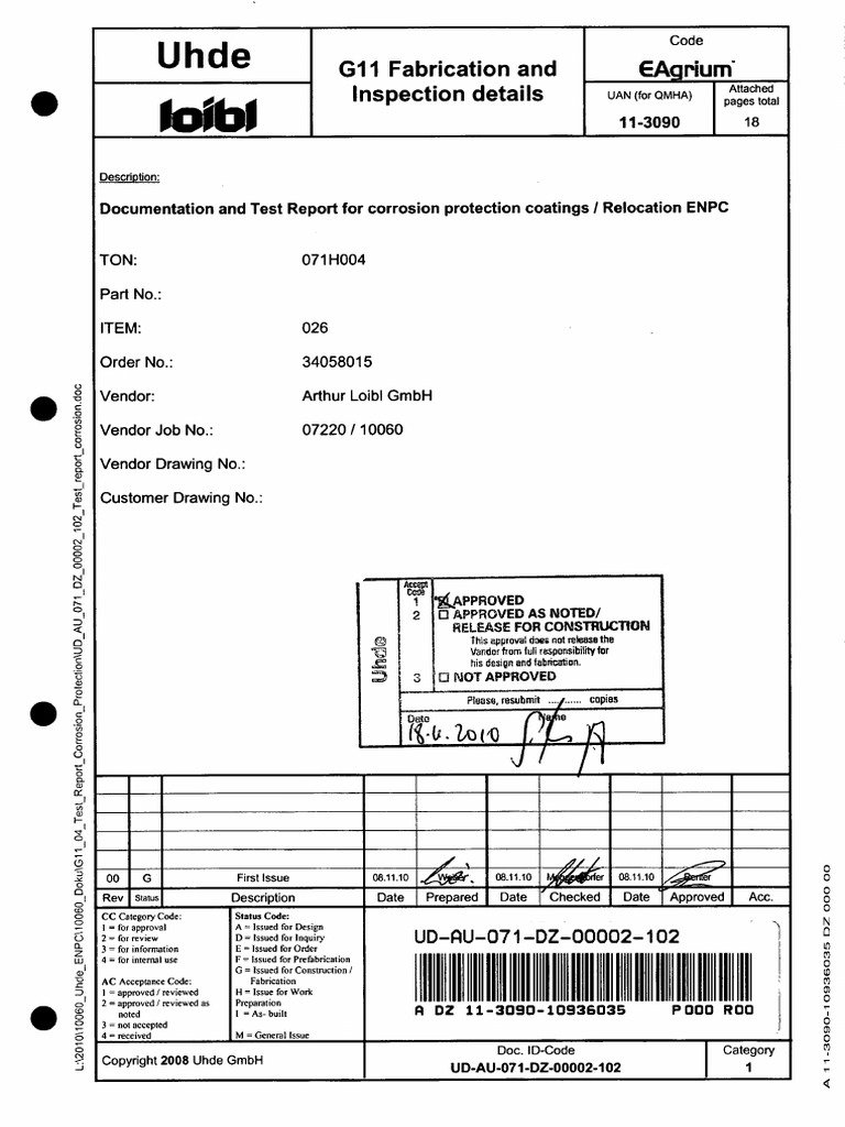 UD-AU-071-DZ-00002-102 - 000 - 00 - Documentation and Test Report For ...