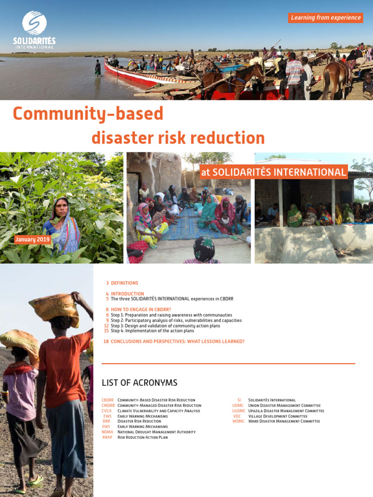 Community-based-disaster-risk-reduction-SOLIDARITES-INTERNATIONAL | PDF ...