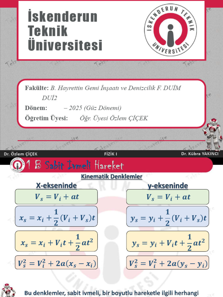 Fizik Ders Notu - Konu 4 | PDF