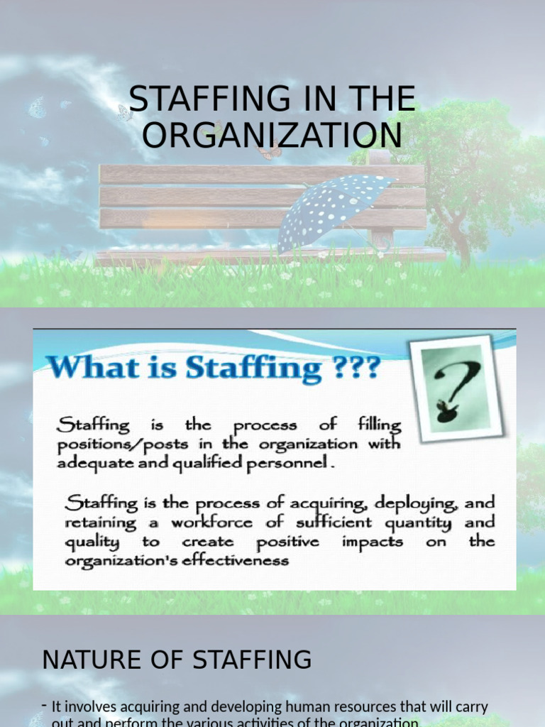 Staffing and HR Management Overview | PDF | Cost Of Living | Human ...