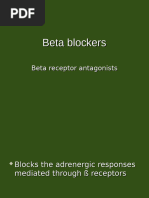 Beta Blockers: Uses, Effects, and Types | PDF | Drugs | Medical Specialties