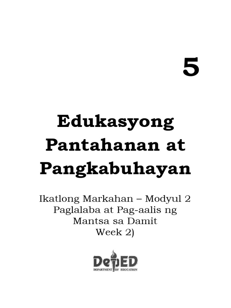 Epp He 5 q3 M 2 Passed | PDF