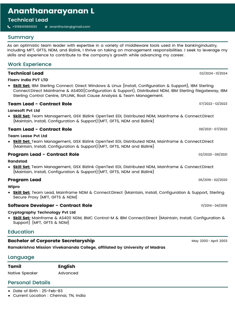 Ananthanarayanan-L Resume 20241127 | PDF | Transport Layer Security ...