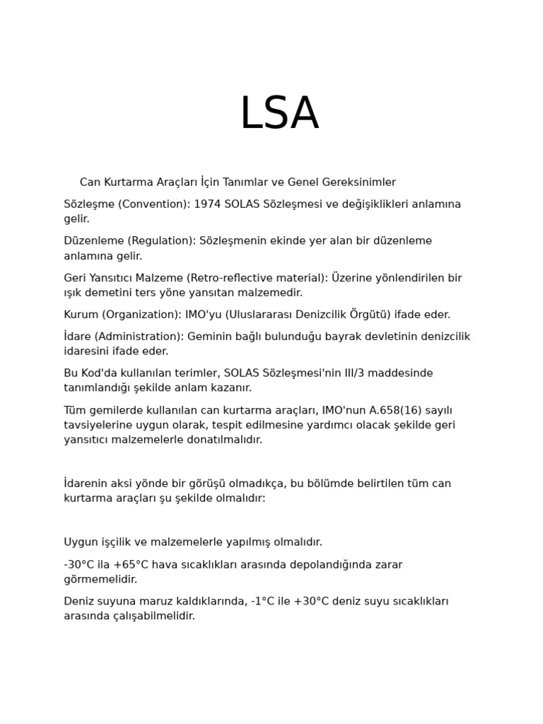 Lsa | PDF