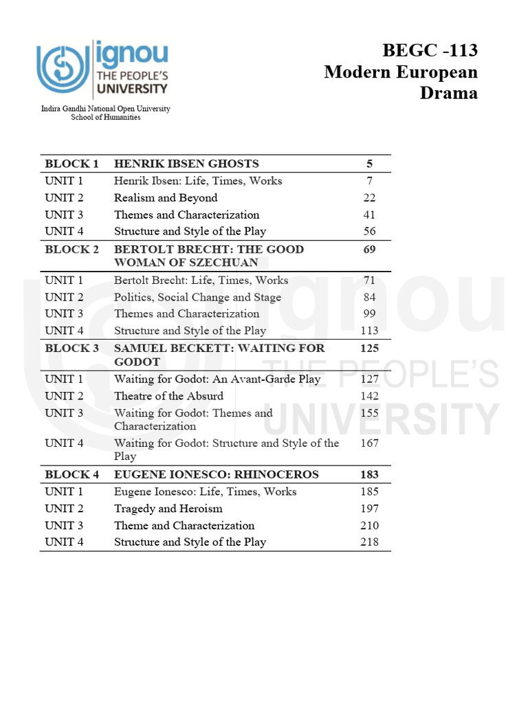 Block-1 | PDF | Henrik Ibsen