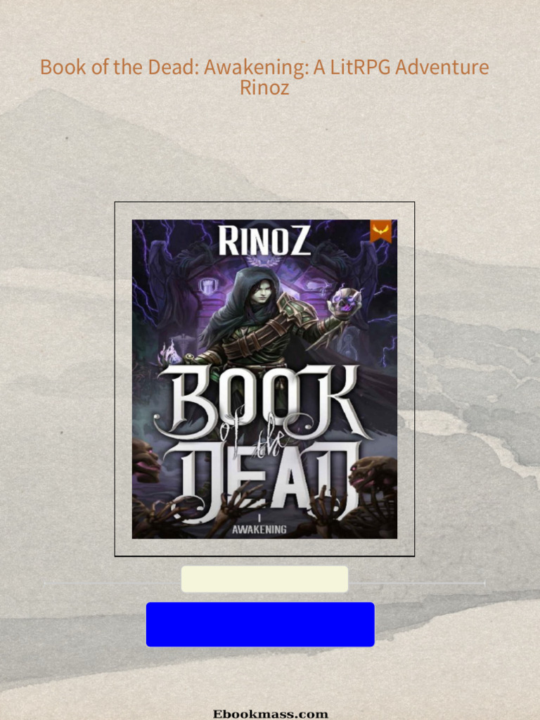 Instant Download Book of the Dead: Awakening: A LitRPG Adventure Rinoz ...