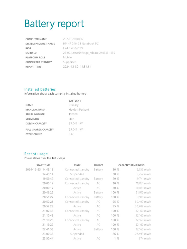Battery | PDF