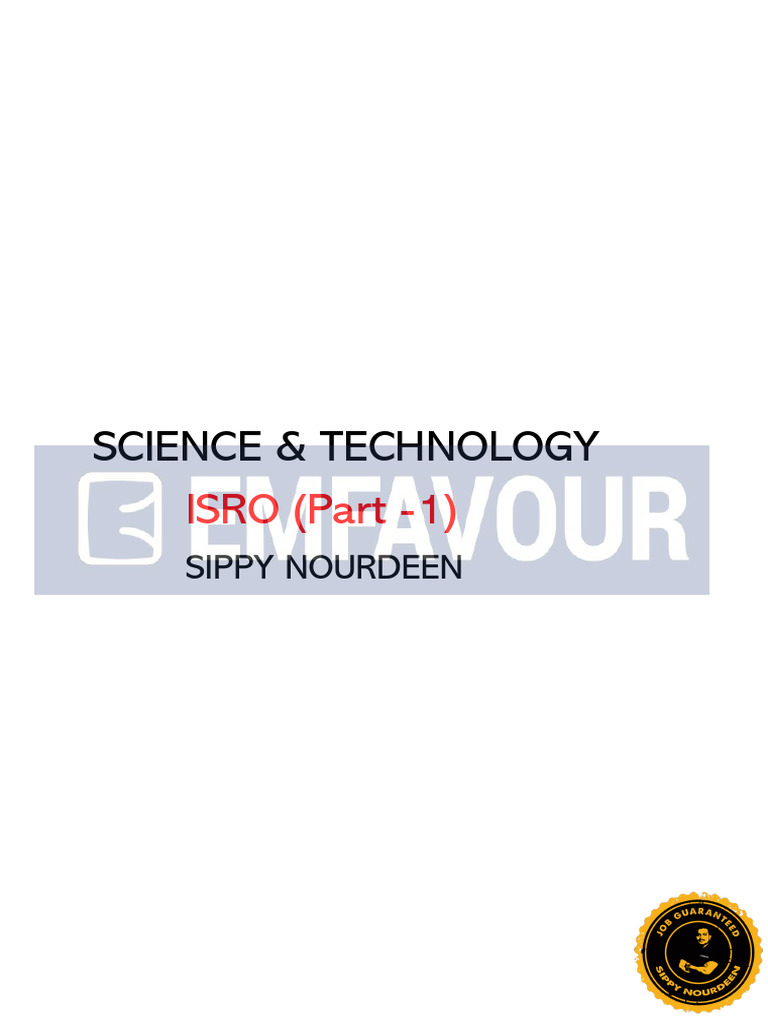 ISRO | PDF