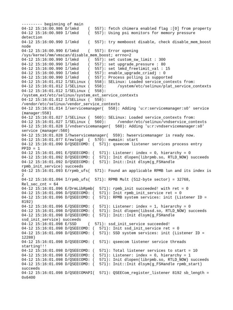 Logcat Home Fota Update Log | PDF | Operating System Technology | System Software