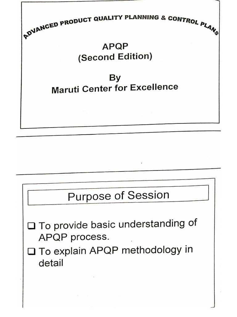 Apqp (Mace) | PDF