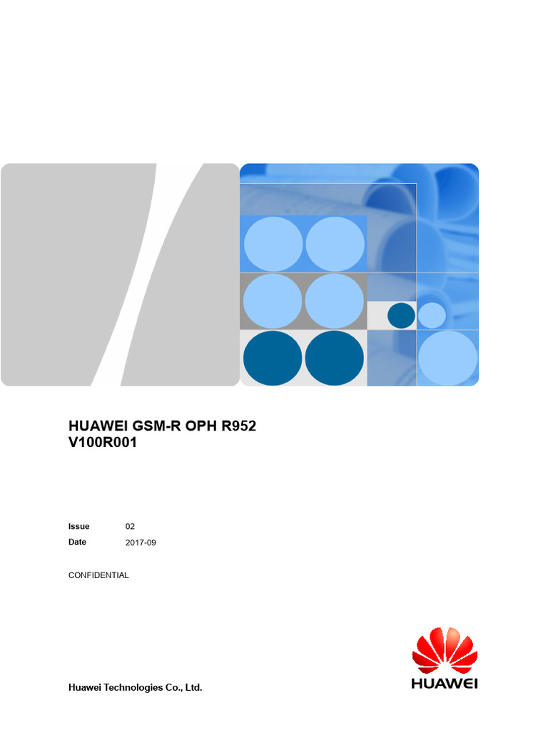 HUAWEI GSM-R OPH R952 Description V1.1 | PDF | Usb | Bluetooth