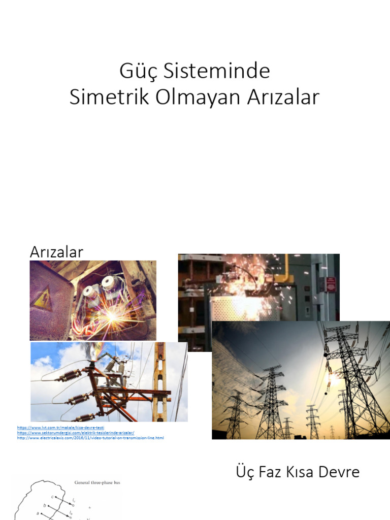 Güç Sisteminde Simetrik Olmayan Arızalar | PDF