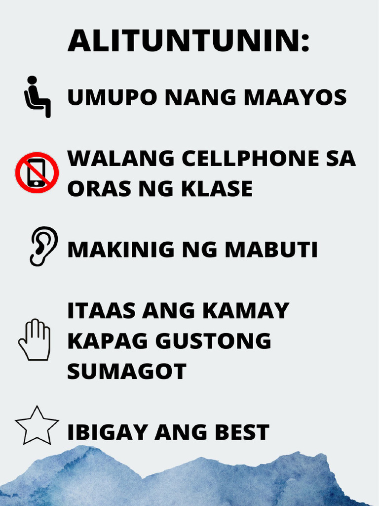 Alituntunin Tarpapel | PDF