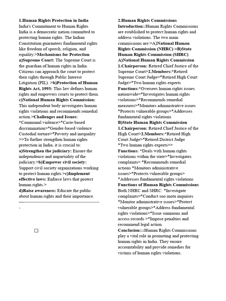 Human Rights law - Google Docs | PDF | Human Rights | Social Ethics