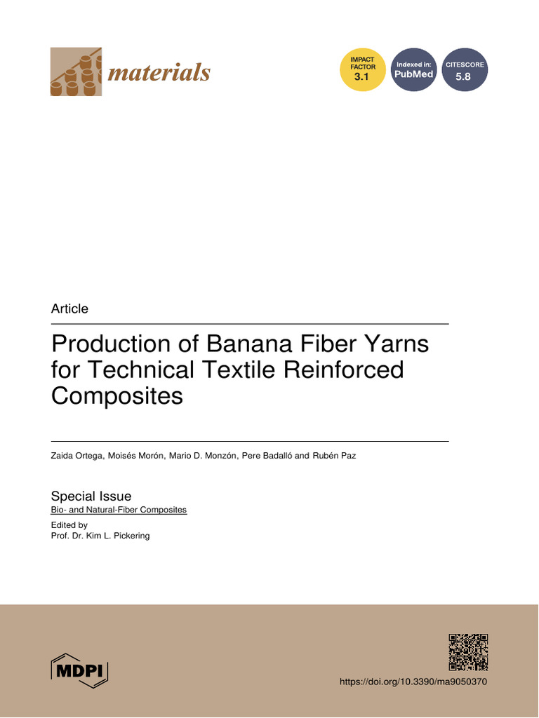Journal Lesson | PDF | Composite Material | Textiles