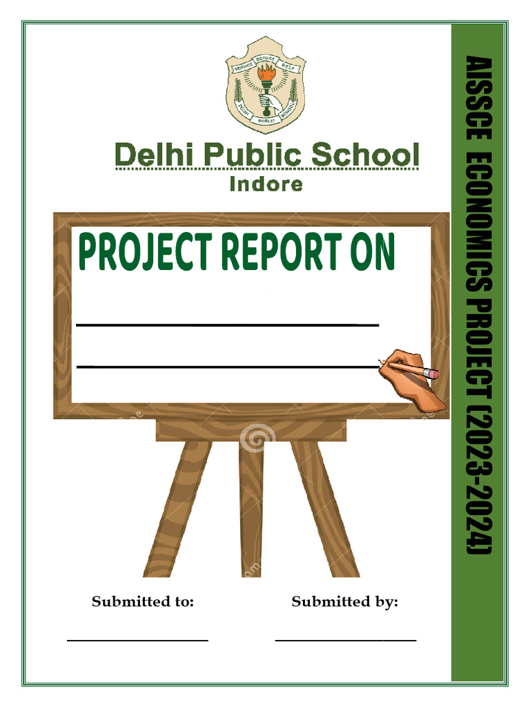 Economics Project Report Front Page PDF (Final) | PDF