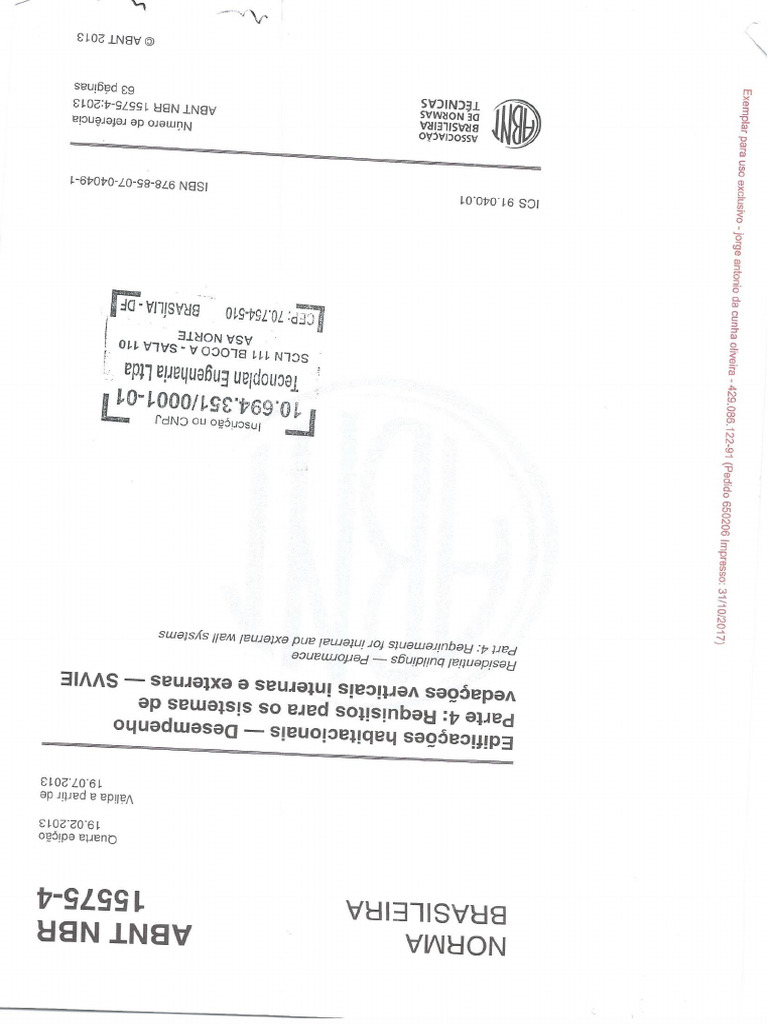 Cópia de NBR 15575 - 4 | PDF