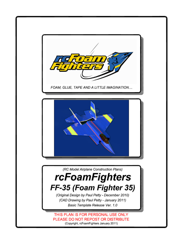 FF 35 Plans | PDF | Aircraft | Aviation