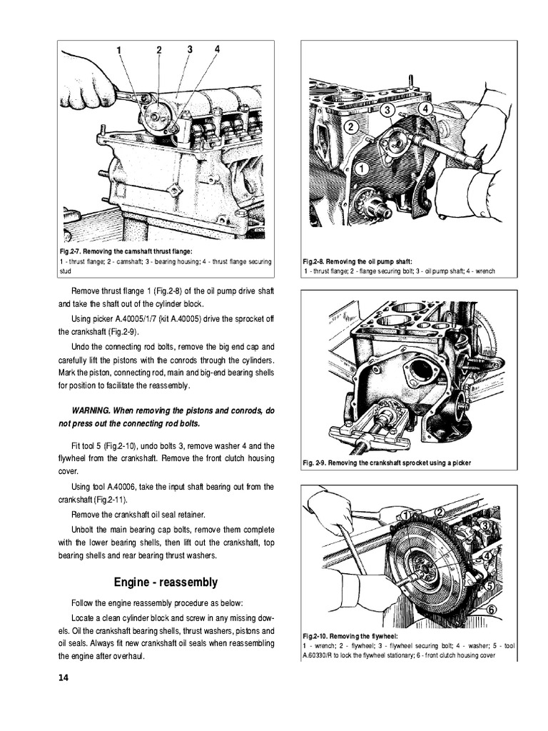 Engine Disassembly and Reassembly Guide | PDF