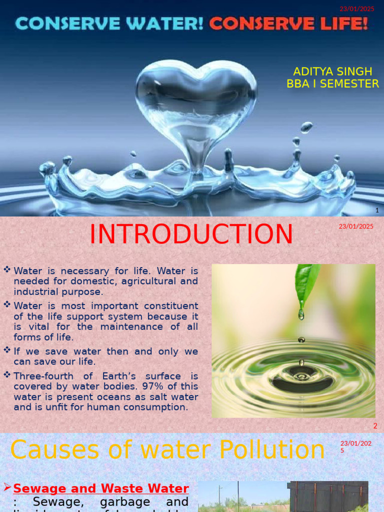 Conserve Water | PDF