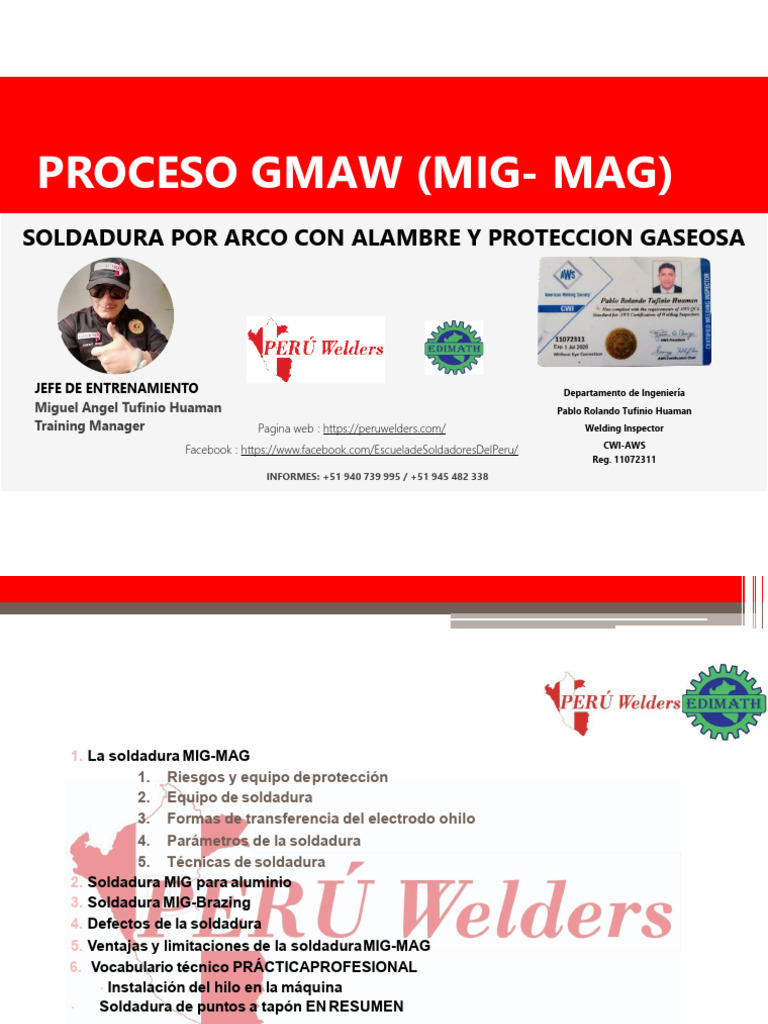 Proceso GMAW | PDF | Soldadura | Construcción
